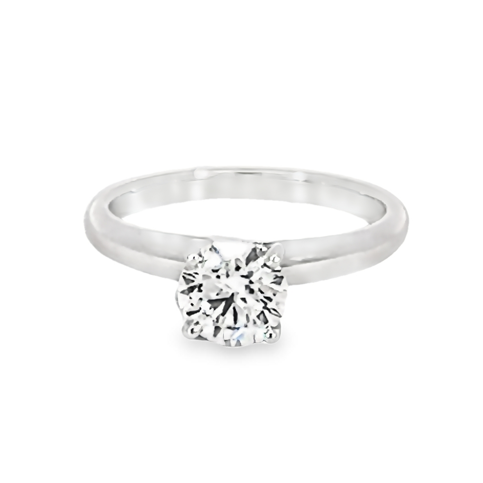 Round Brilliant Solitaire Diamond Engagement Ring - 001-100-01131