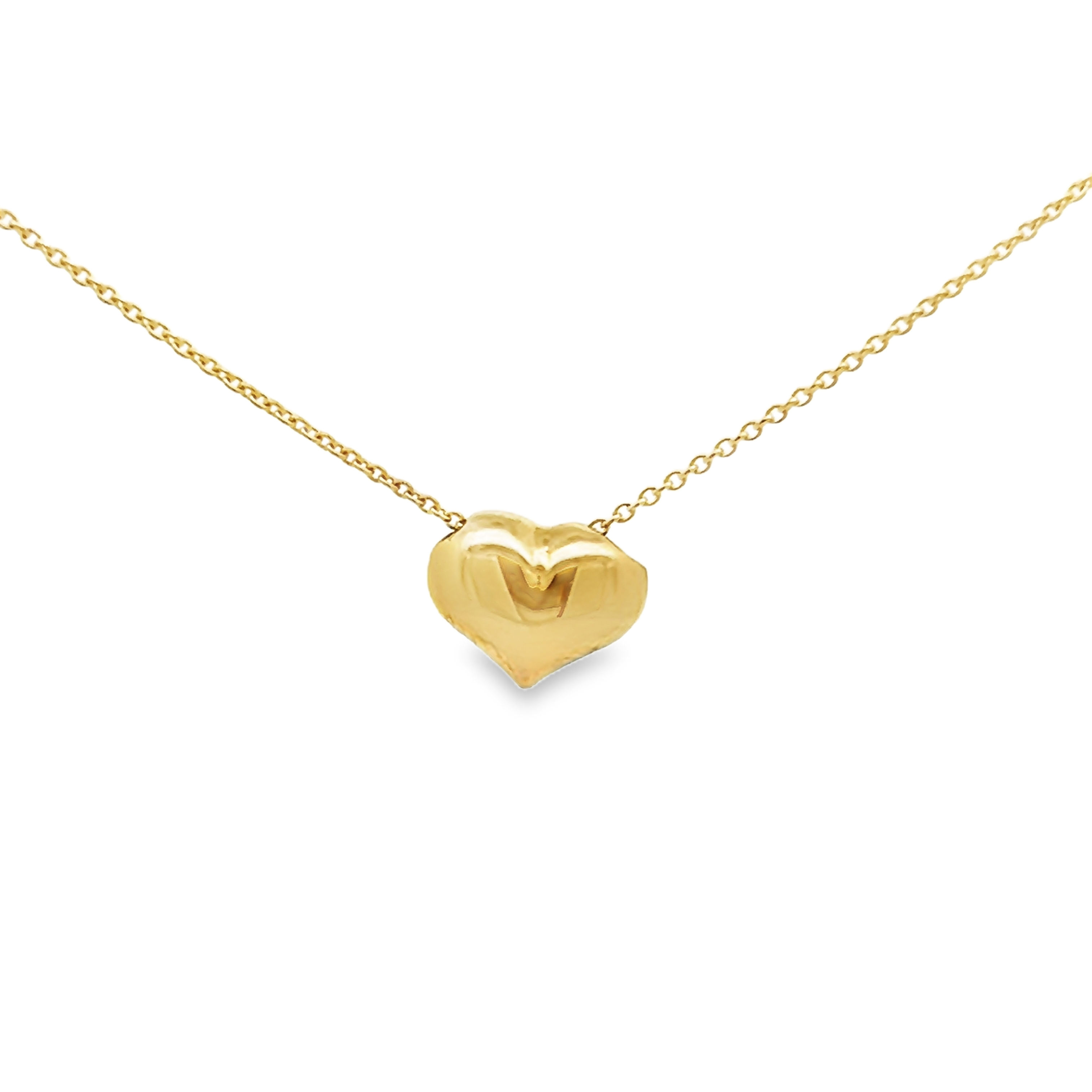 14 karat gold heart necklace store