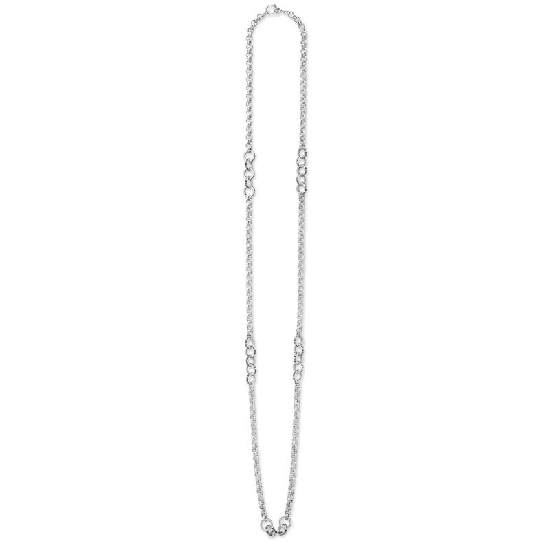 LAGOS Signature Caviar Circle Link Necklace - 001-600-08682