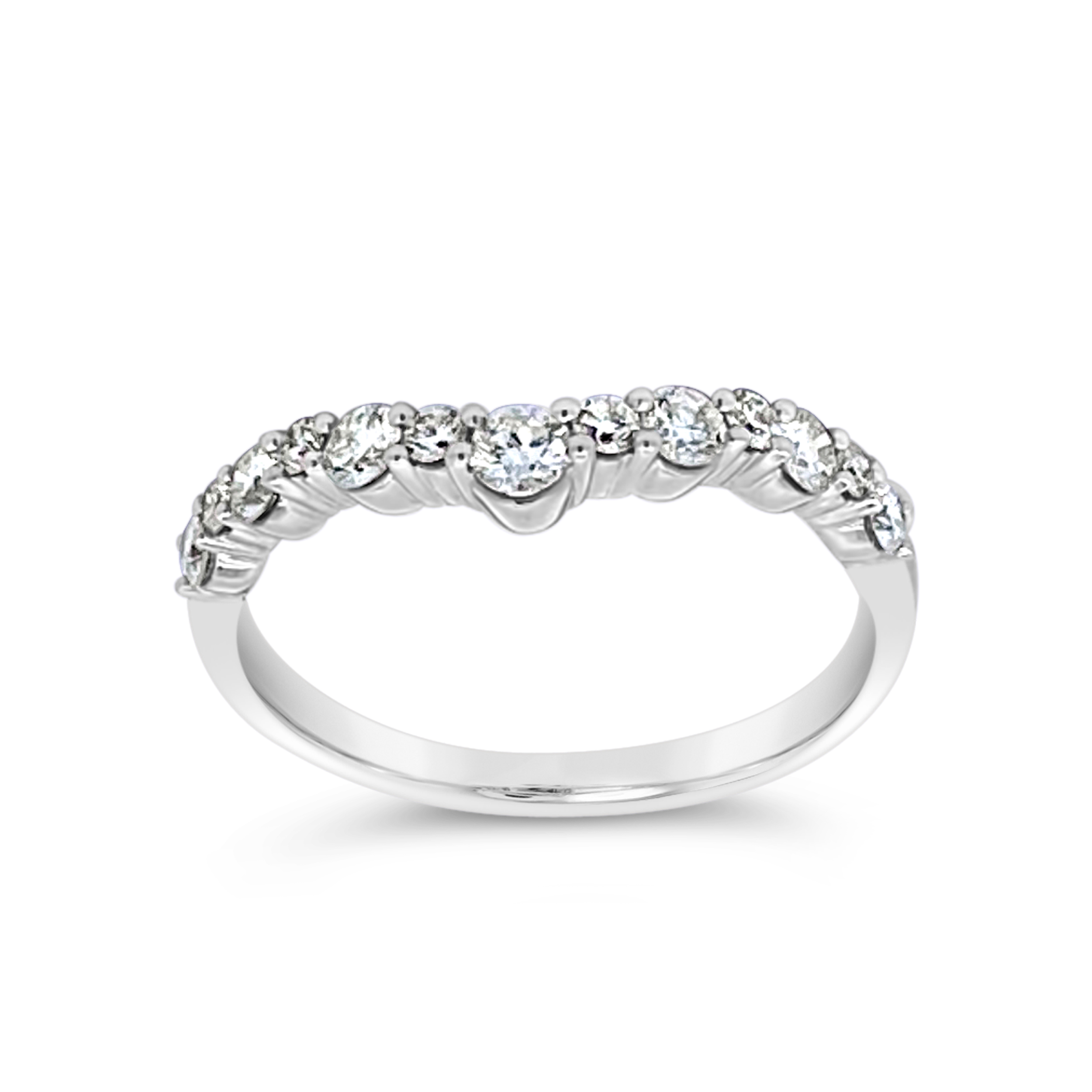 Clara By Martin Binder Diamond Contour Stacking Ring (0.51 Ct. Tw ...