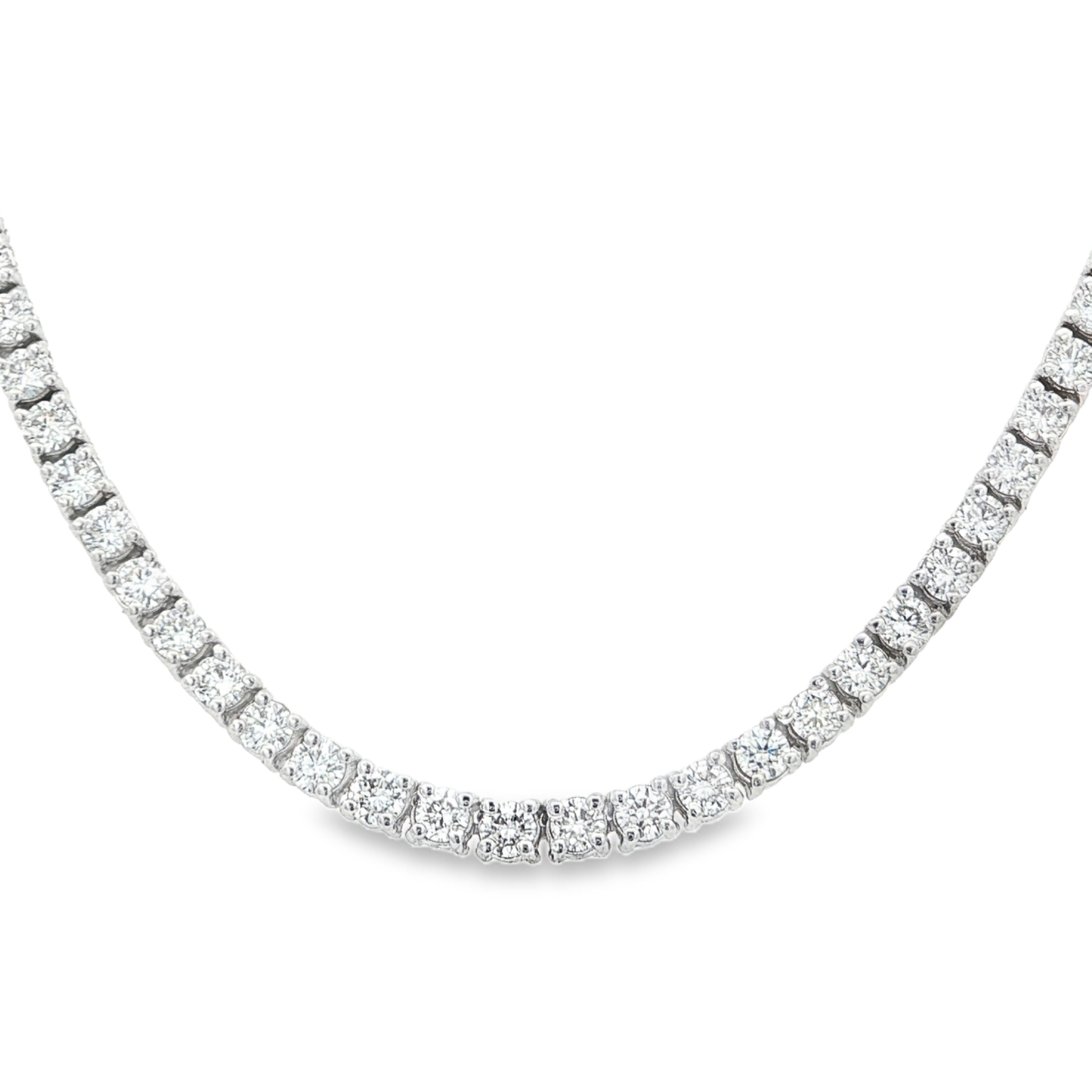 Clara by Martin Binder Diamond Tennis Necklace (7.64 ct. tw.) - 001-165 ...